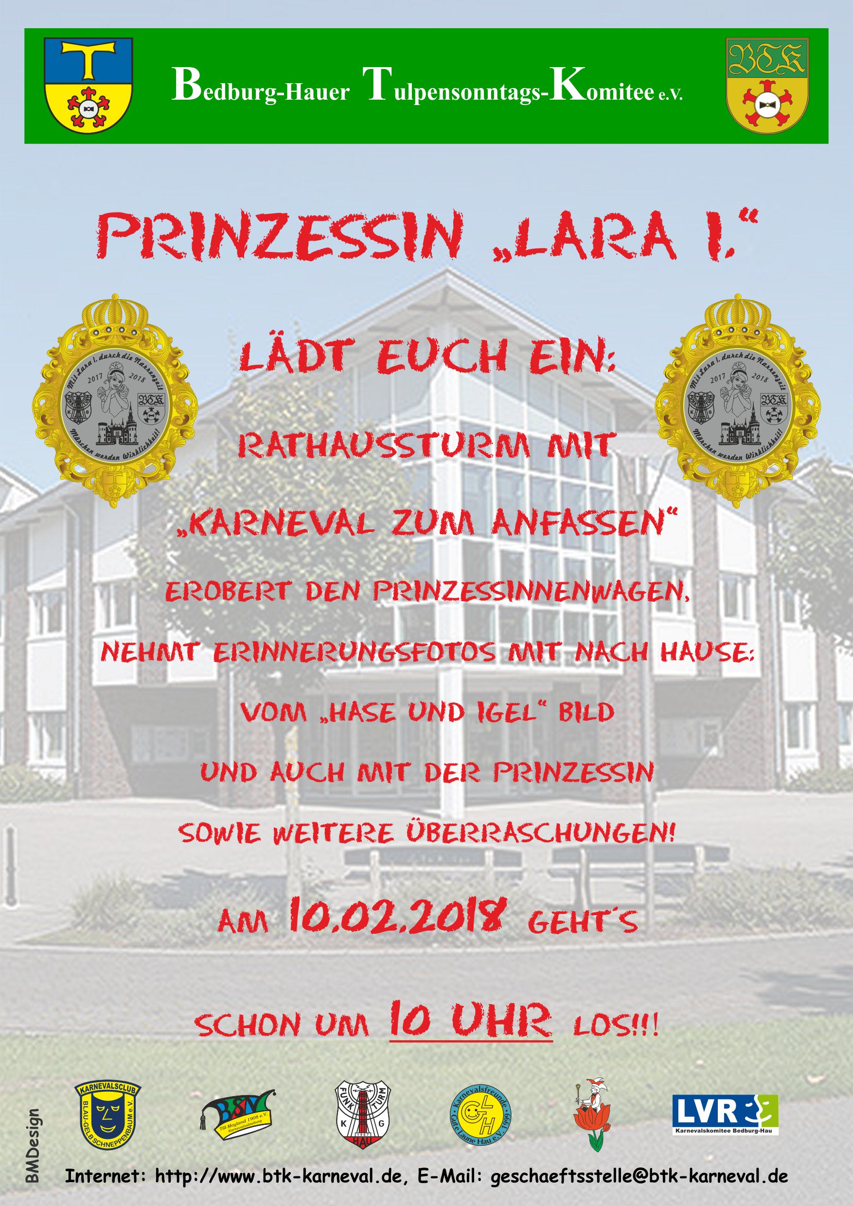 BTK-Plakate & Flyer | Tulpenprinzessin Lara I.